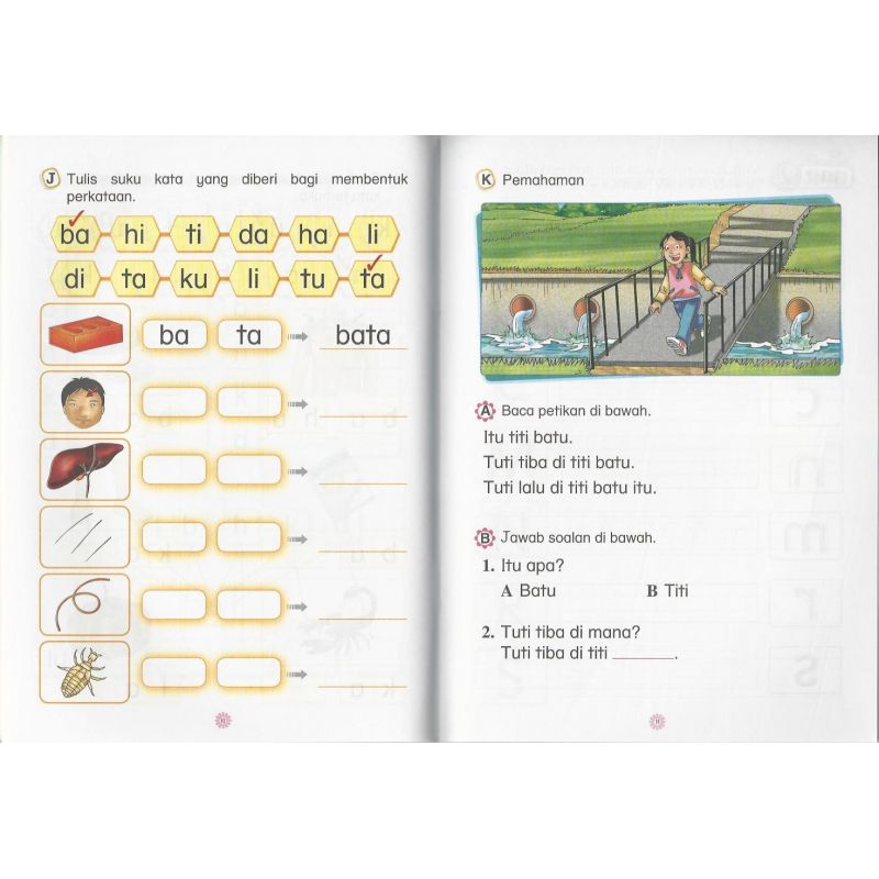 Linus Literasi BM Tahun 1 Aktiviti Bertulis 1