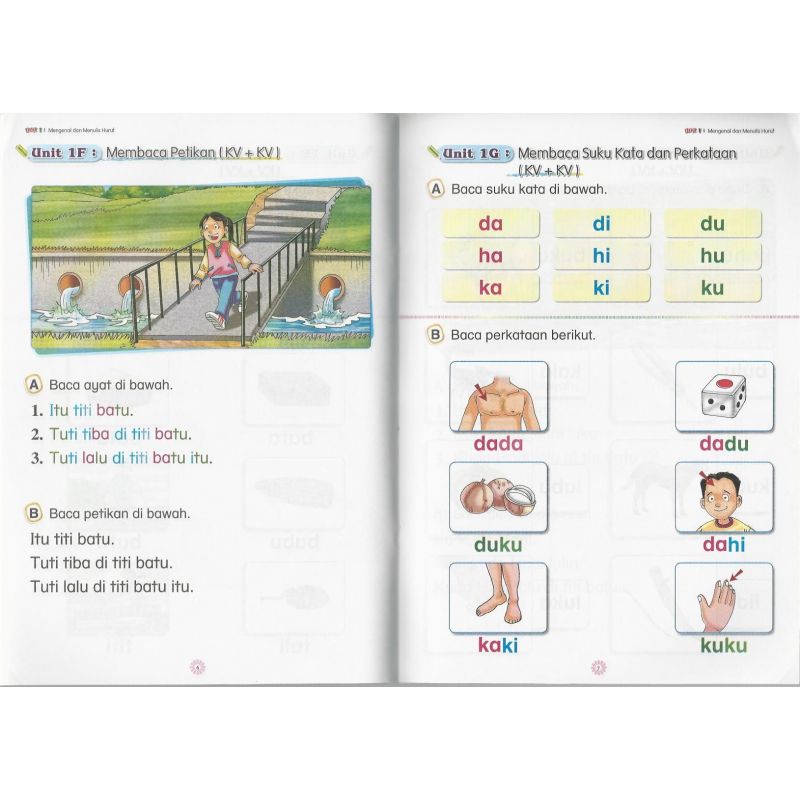 Linus Literasi BM Tahun 1 Buku Bacaan 1