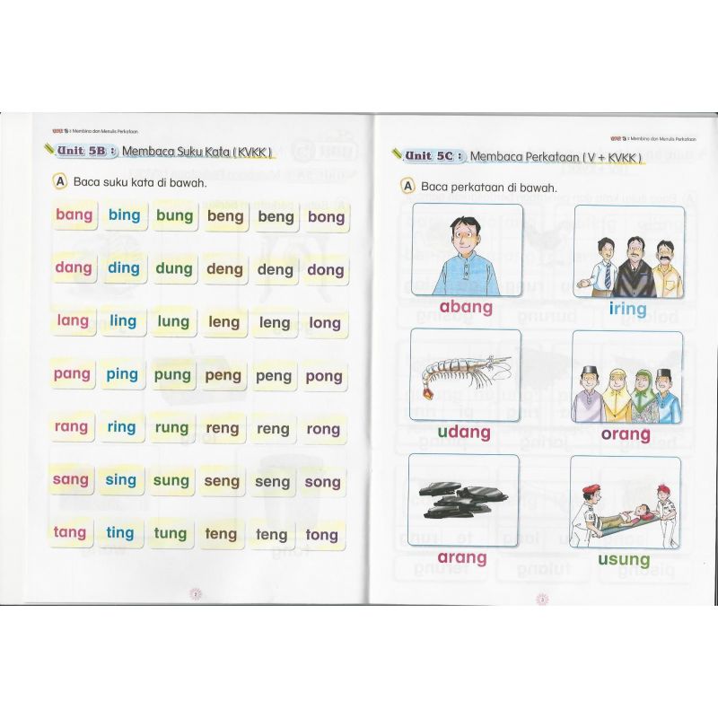 Linus Literasi BM Tahun 1 Buku Bacaan 2