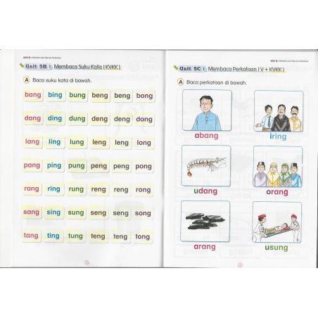 Linus Literasi BM Tahun 1 Buku Bacaan 2