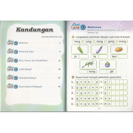 Linus Literasi BM Tahun 2 Aktiviti Bertulis 2