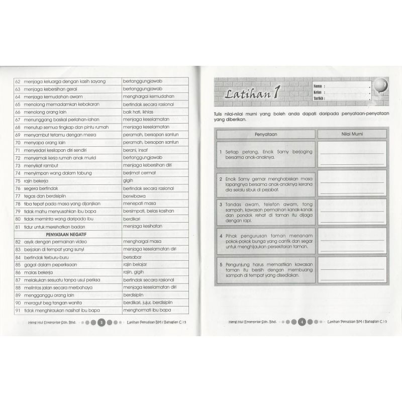 Latihan Penulisan BM Membina Ulasan (Bahagian C) 5