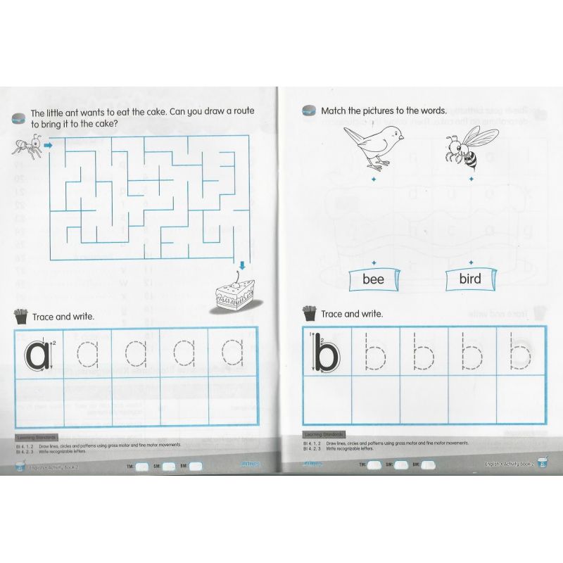 I Love English Class Activity Book 2