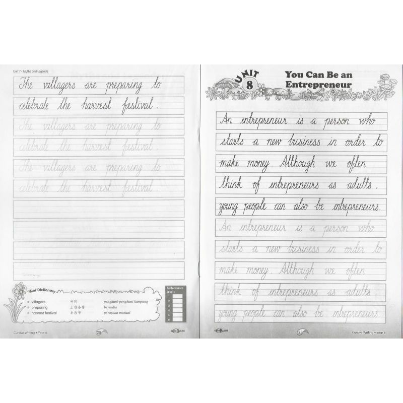 Cursive Writing 6