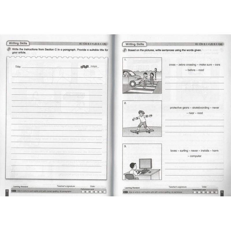 多元巩固单元练习 英文5B (融入最新UPSR出题方式)