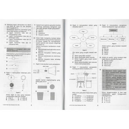 Kertas Soalan Sebenar UPSR Sains