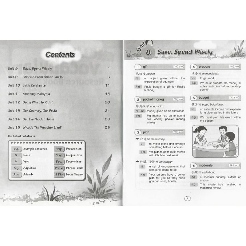 English Vocabulary Resource Book 4B