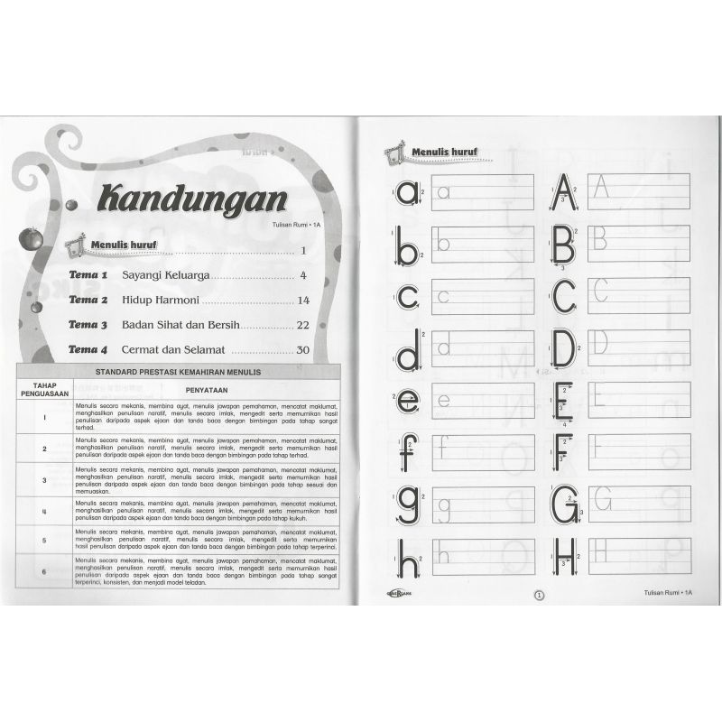Tulisan Rumi 1A KSSR SEMAKAN