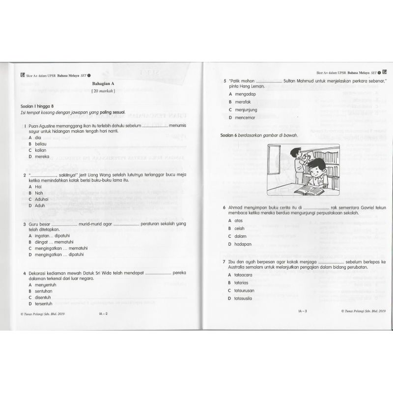 UPSR特优A+系列2019 国文