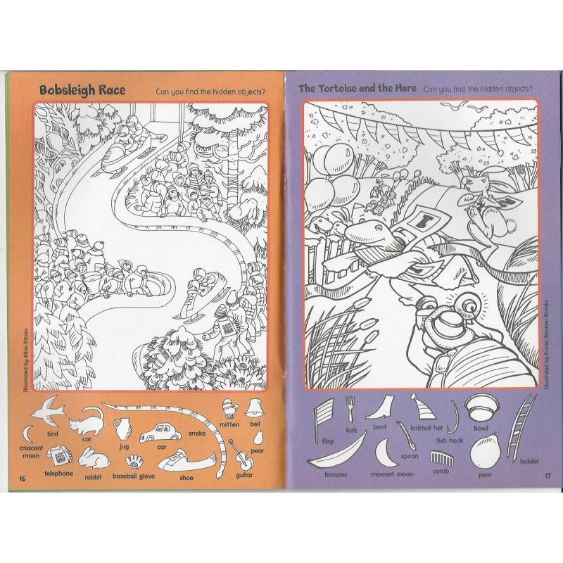 Hidden Picture Sports Puzzles